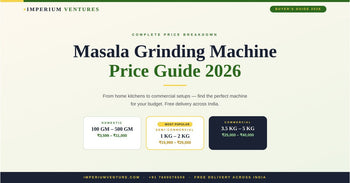 Masala Grinding Machine Price Guide 2026 – Small to Commercial Models ...